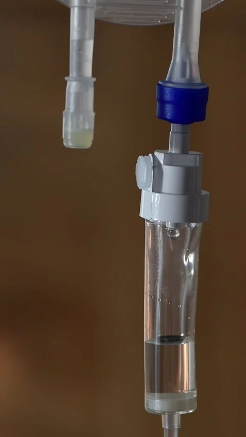 fluid drop and medical intravenous drip,... | Stock Video | Pond5
