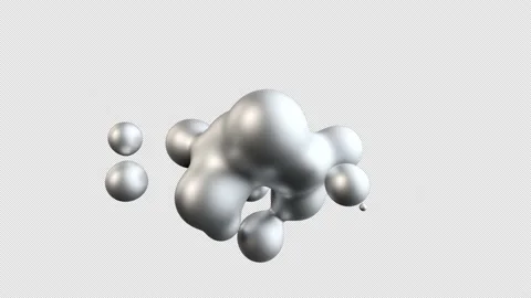 Fluid liquid blob, metaball morphing ani... | Stock Video | Pond5