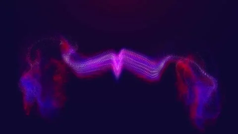 Fluid Liquid Particles Animation Modern ... | Stock Video | Pond5