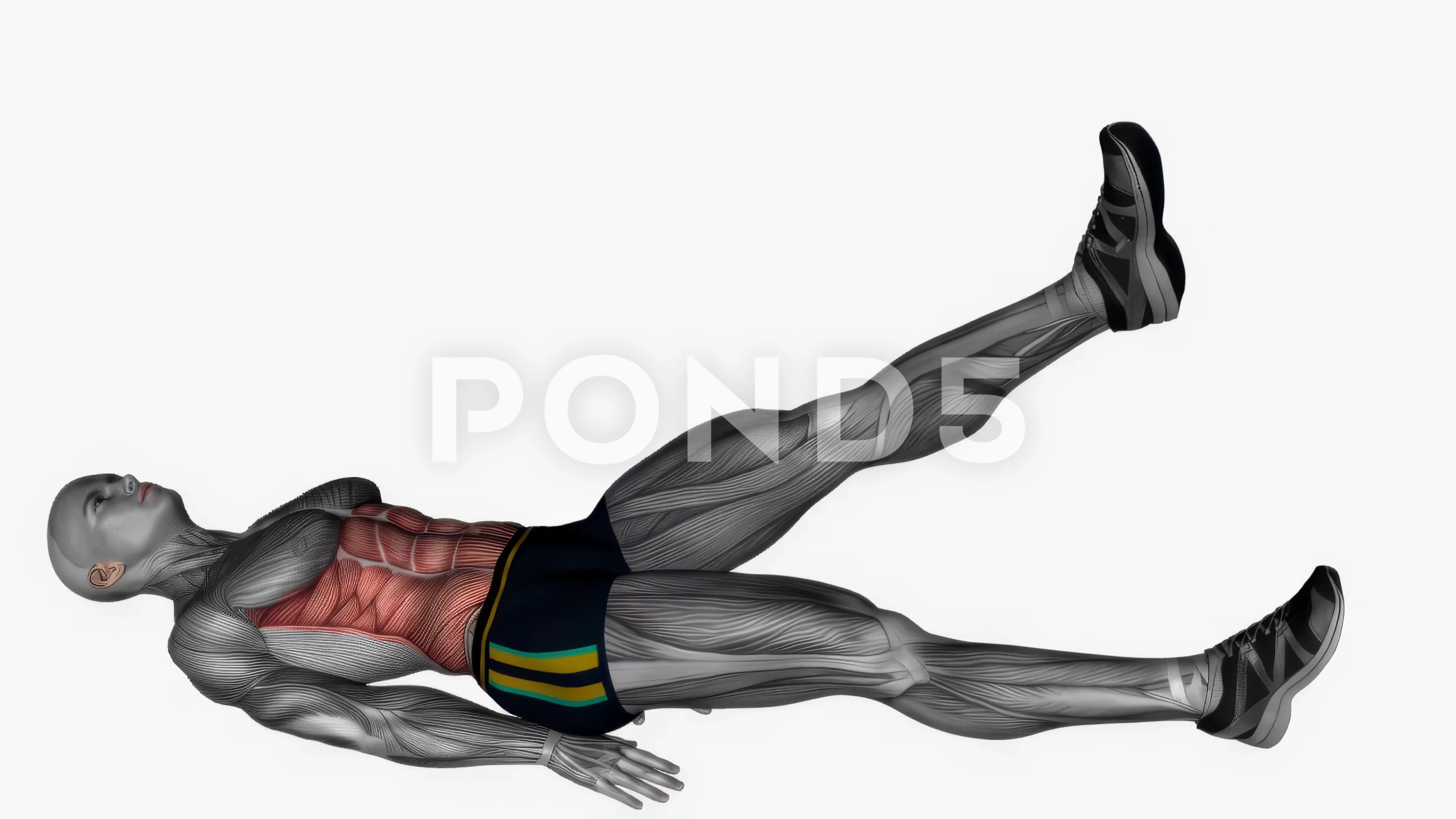 Scissor Kicks Exercise