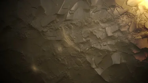 Fly particles and light effect on grunge... | Stock Video | Pond5