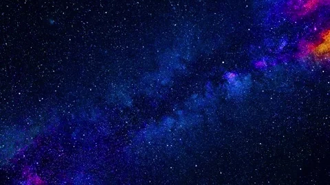 Fly through large clusters of stars gala... | Stock Video | Pond5