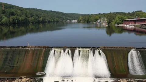 Dam Overflow Stock Footage ~ Royalty Free Stock Videos | Pond5
