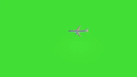 Airplane Green Screen Stock Video Footage | Royalty Free Airplane Green Screen Videos | Pond5