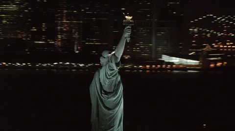 Statue Of Liberty Night Stock Videos – Royalty-Free HD & 4K Videos
