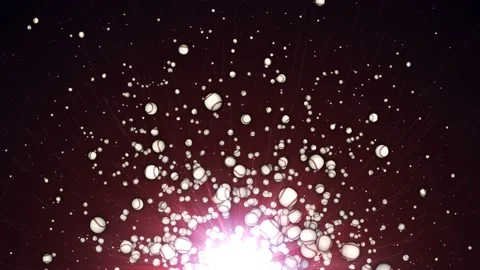 Flying BASEBALL BALL, Animation, Backgro... | Stock Video | Pond5