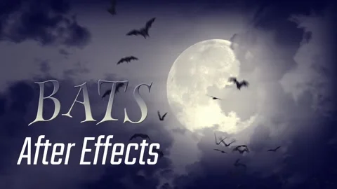 Flying Bats for After Effects ~ After Effects #251734653