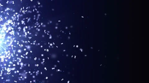 Flying Binary Numbers Animation, Zero an... | Stock Video | Pond5