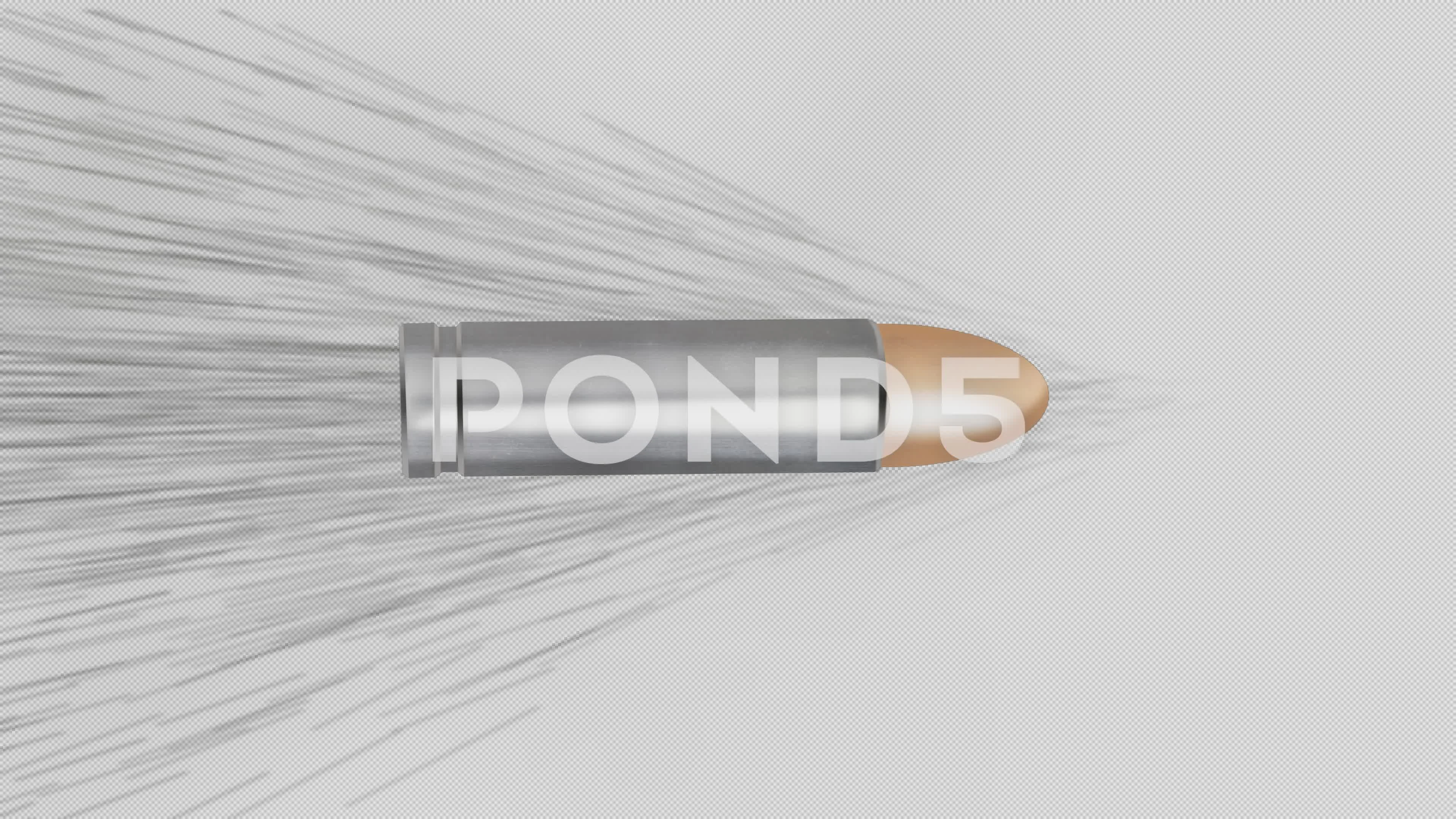 Bullet Flying Through Air