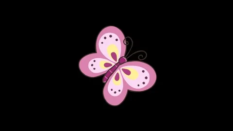 Flying Butterfly Animation | Stock Video | Pond5