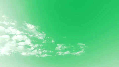 Flying clouds motion graphics with gree... | Stock Video | Pond5