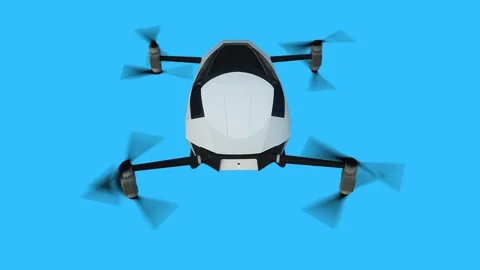 flying copter car, drone. future concept... | Stock Video | Pond5