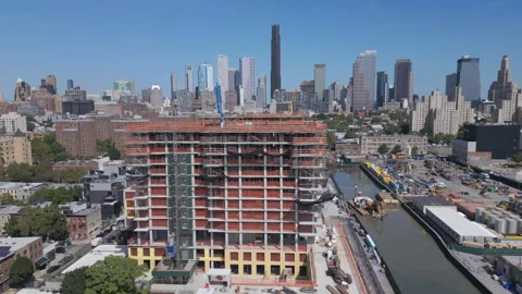 flying counter clockwise around big cons... | Stock Video | Pond5