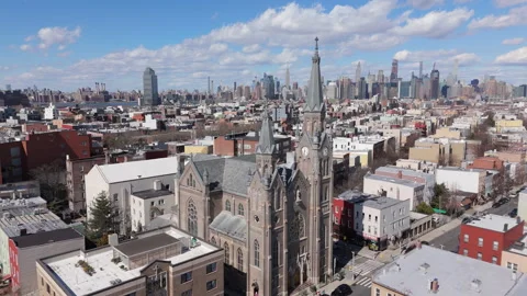 flying counter clockwise around St. Stan... | Stock Video | Pond5