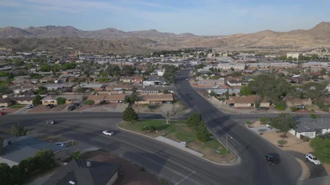 Flying counter clockwise around traffic ... | Stock Video | Pond5