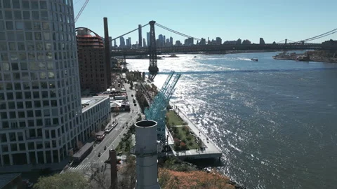 flying counter clockwise view of Domino ... | Stock Video | Pond5