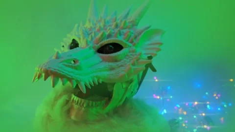 Chinese Dragon Flying Stock Video Footage | Royalty Free Chinese Dragon ...