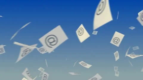 Email Flying Stock Video Footage | Royalty Free Email Flying Videos | Pond5
