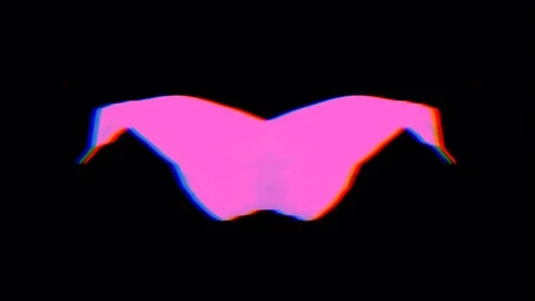 Flying Fabric Vj Loops EDM Animation Bac... | Stock Video | Pond5