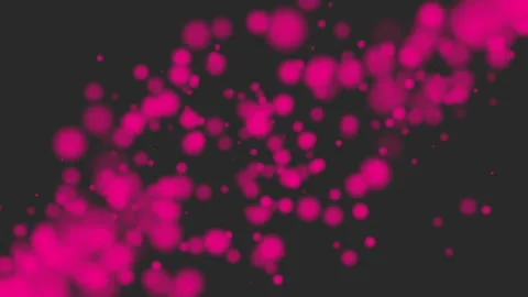 Flying fashion red round confetti on bla... | Stock Video | Pond5