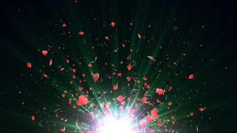 Flying French Card Animation, Poker Conc... | Stock Video | Pond5