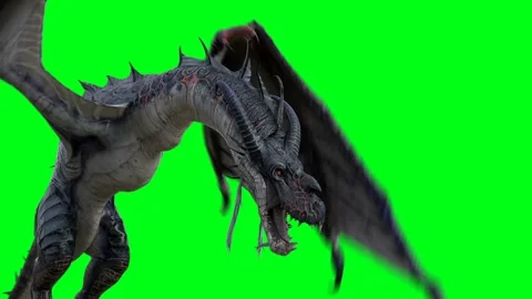 flying horror dragon. Fantasy concept. 4... | Stock Video | Pond5