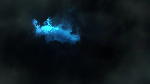 Flying inside a Lightning Storm Seamless... | Stock Video | Pond5