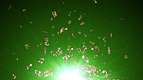 Flying Musical Notes Animation, Renderin... | Stock Video | Pond5