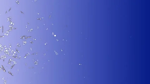 Flying Musical Notes Animation, Renderin... | Stock Video | Pond5