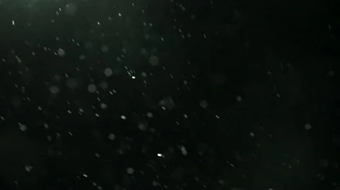 Flying particles 7 - floating dust on bl... | Stock Video | Pond5