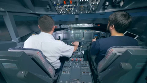 Pilot Simulator Stock Video Footage | Royalty Free Pilot Simulator ...