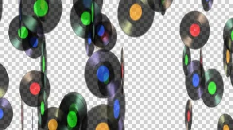 Flying record- Animation with alpha | Stock Video | Pond5