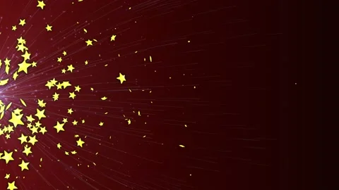 Flying Stars Shape Animation, Holidays C... | Stock Video | Pond5