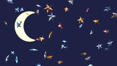 flying stars in the sky, seamless loopin... | Stock Video | Pond5
