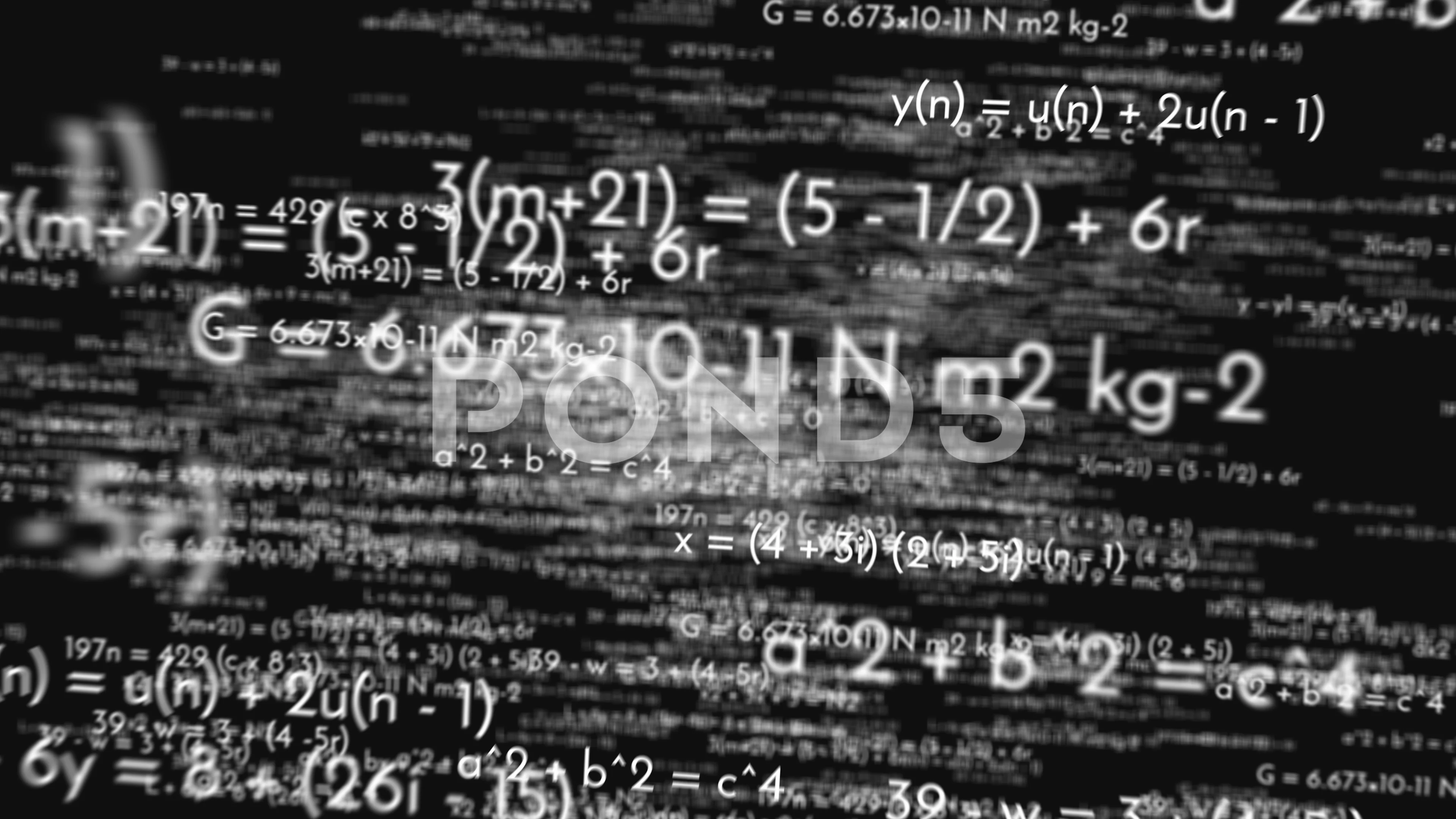 Math Equation Black And White