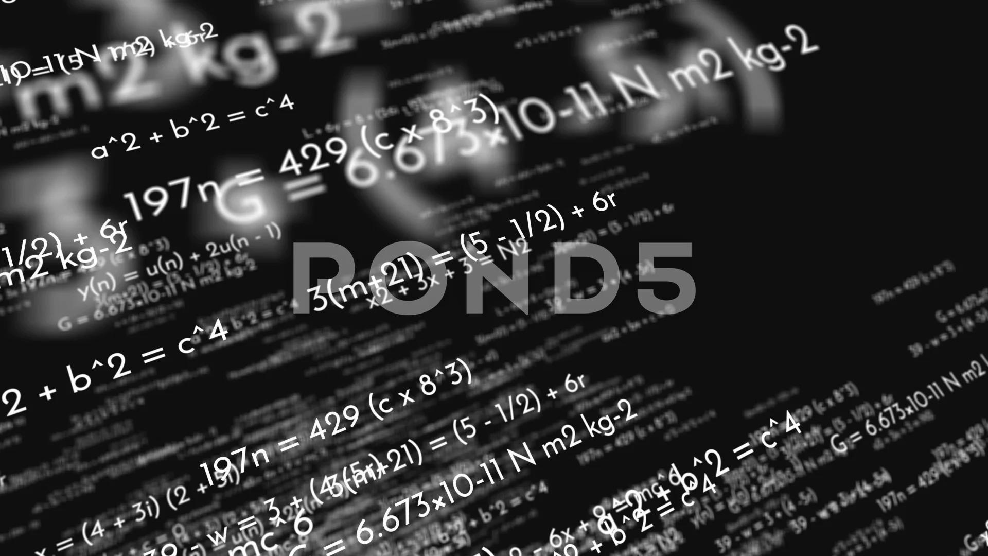 Mathematics Background Black And White