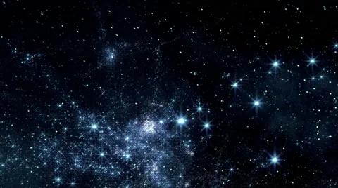 Flying Through Stars Stock Video Footage | Royalty Free Flying Through ...