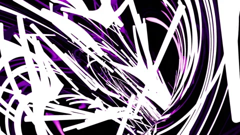 Flying through tangled tunnel of many di... | Stock Video | Pond5