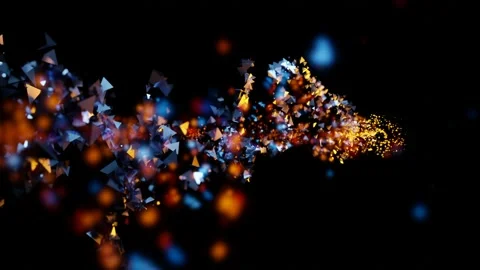 Flying through time and space. Design. E... | Stock Video | Pond5