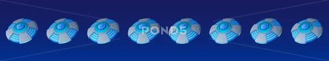 Flying ufo saucer animation sprite sheet effect ~ Clip Art #209444727