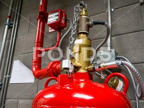 FM200 Gas Flooding System, Gas Suppression System in Data Center Room ...