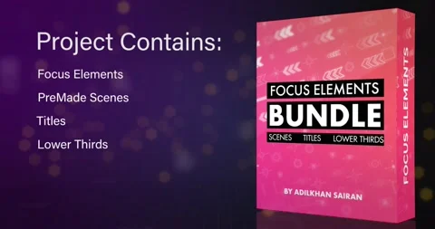 After Effects Template: Focus Elements Bundle #143778460