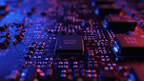 Computer Chips Stock Footage ~ Royalty Free Stock Videos | Pond5
