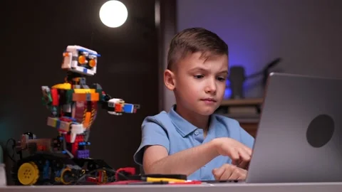 Boy Robot Stock Footage ~ Royalty Free Stock Videos | Pond5