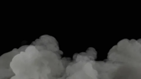 Fog Animation design on black background... | Stock Video | Pond5