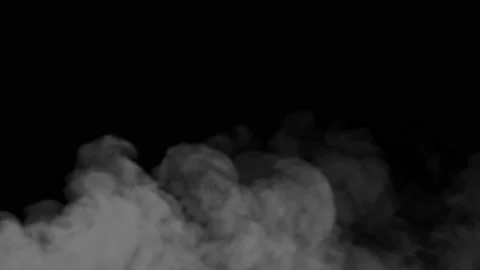 Fog Animation design on black background... | Stock Video | Pond5