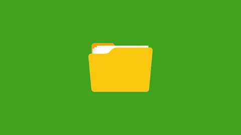 folder icon animation. | Stock Video | Pond5