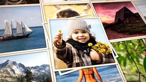 After Effects: Folding Photo Slideshow - 100 Photos #88022011