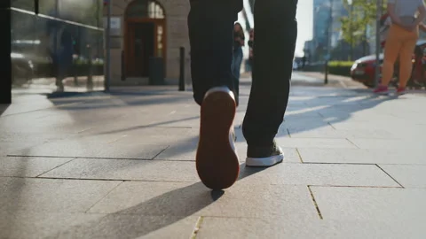 Footsteps Stock Footage ~ Royalty Free Stock Videos | Pond5