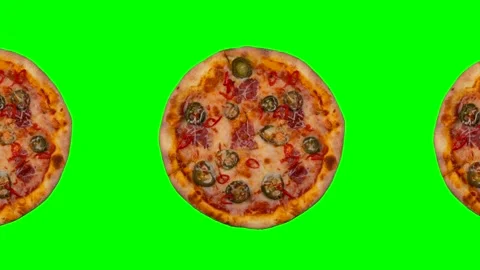 food animation for inserting a whole piz... | Stock Video | Pond5